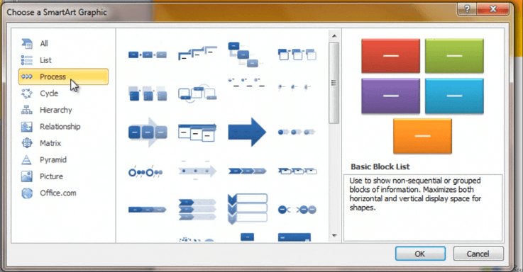 How to use SmartArt in PowerPoint 2010