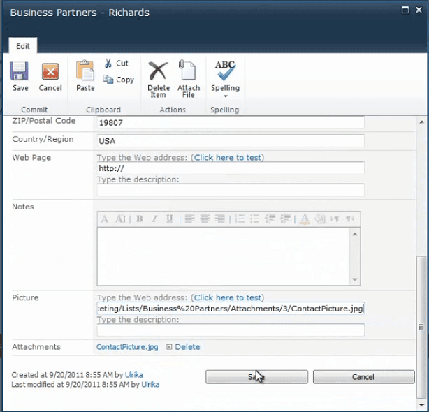 How to use contact libraries using Sharepoint in Office 365