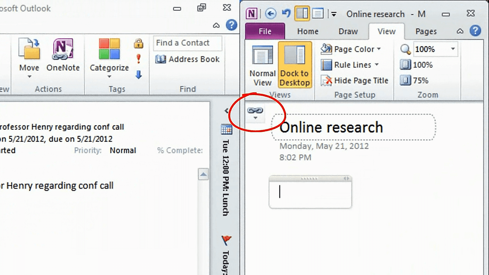 Effectively structure your research notes using OneNote 2010