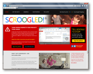 Microsoft’s “SCROOGLED!” campaign gains momentum