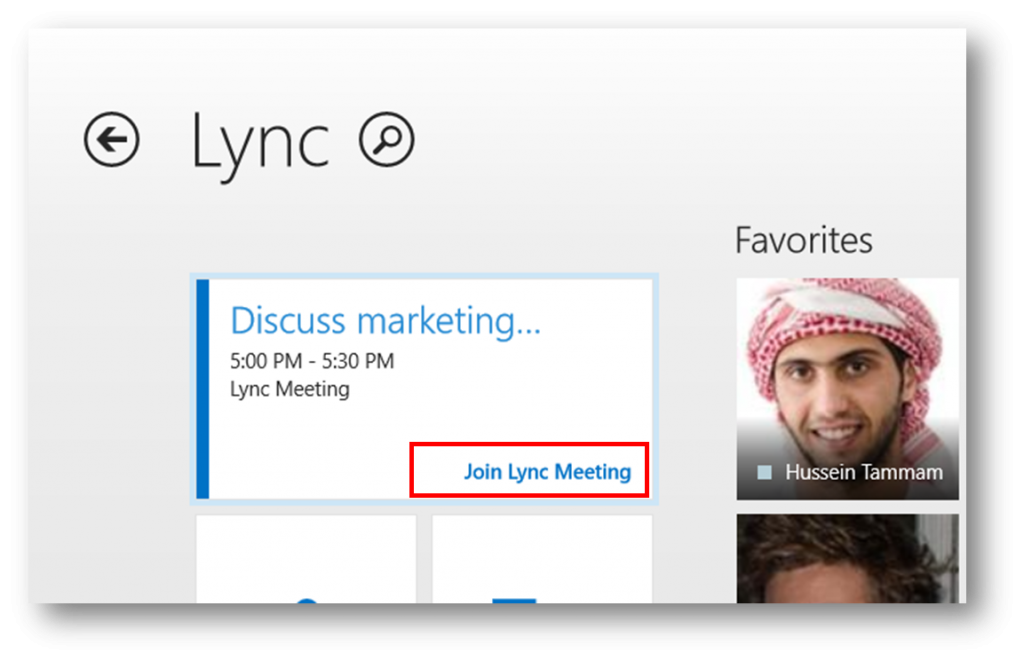 Getting started with the Lync App for Windows 8 - Business Productivity