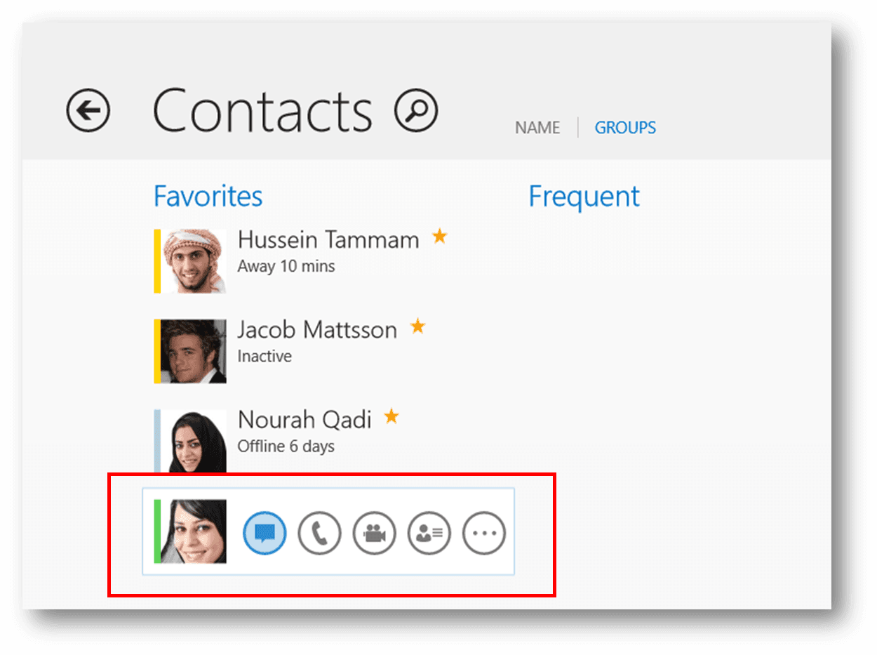 Getting started with the Lync App for Windows 8 - Business Productivity