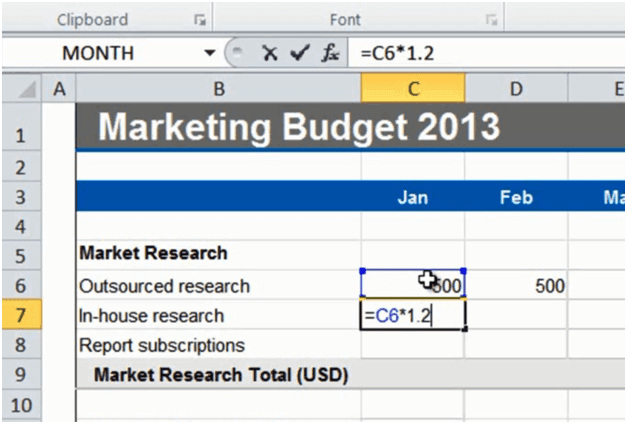 How To Use A Simple Formula In Microsoft Excel 2010