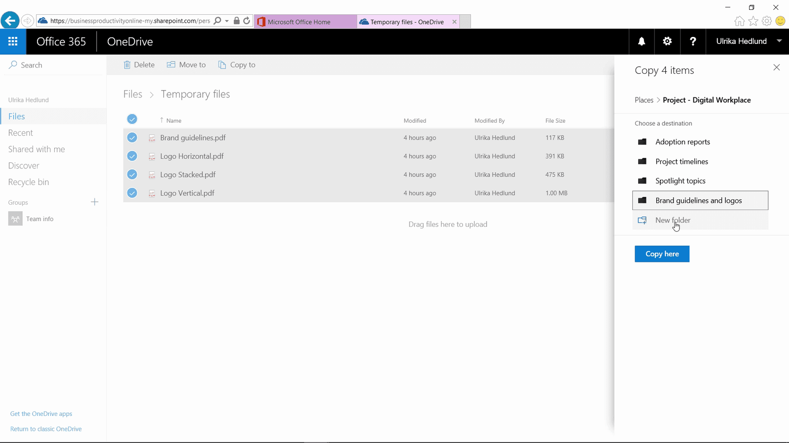 How to use OneDrive for Business