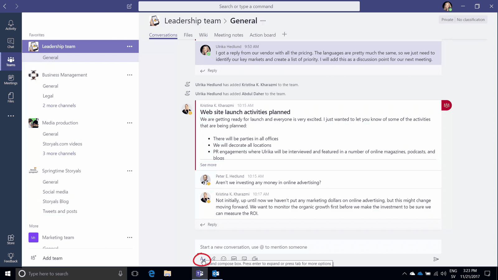 Accelerate results using Teams - Business Productivity